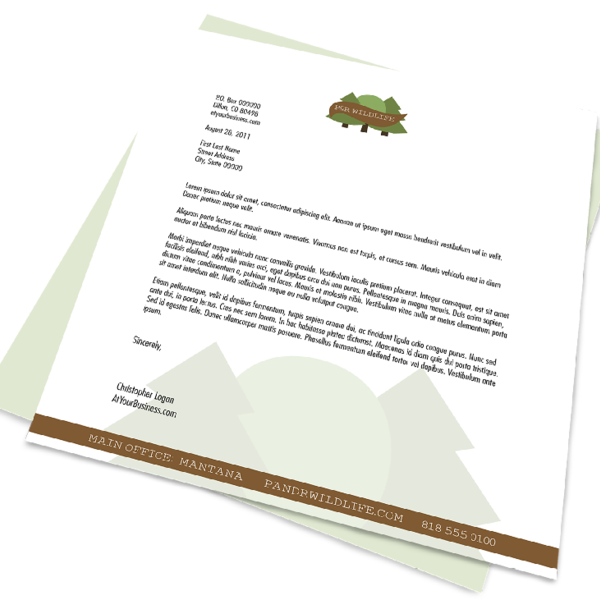 Custom Letterhead Printing